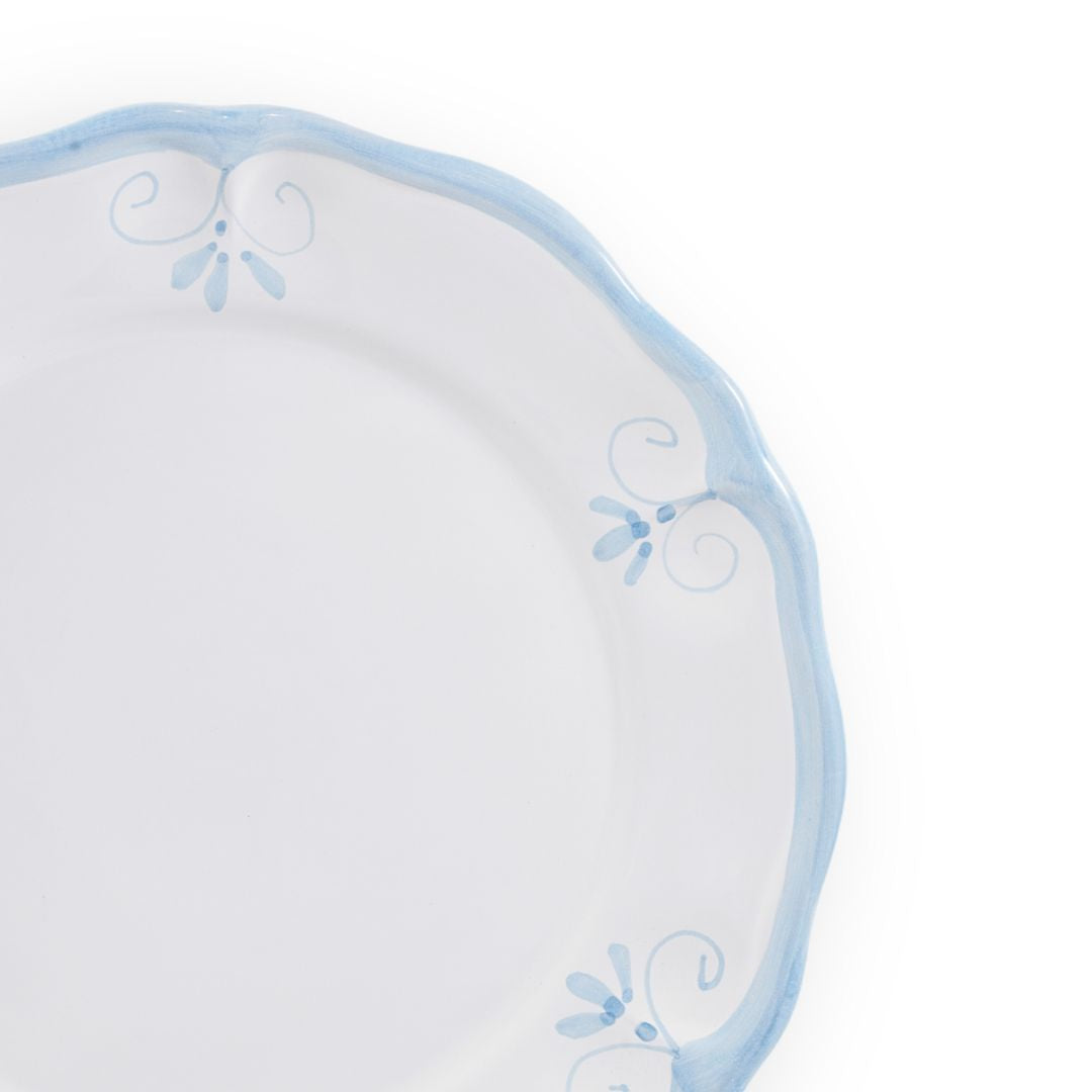 Piatto Piano Primula Azzurro – Chez Didi